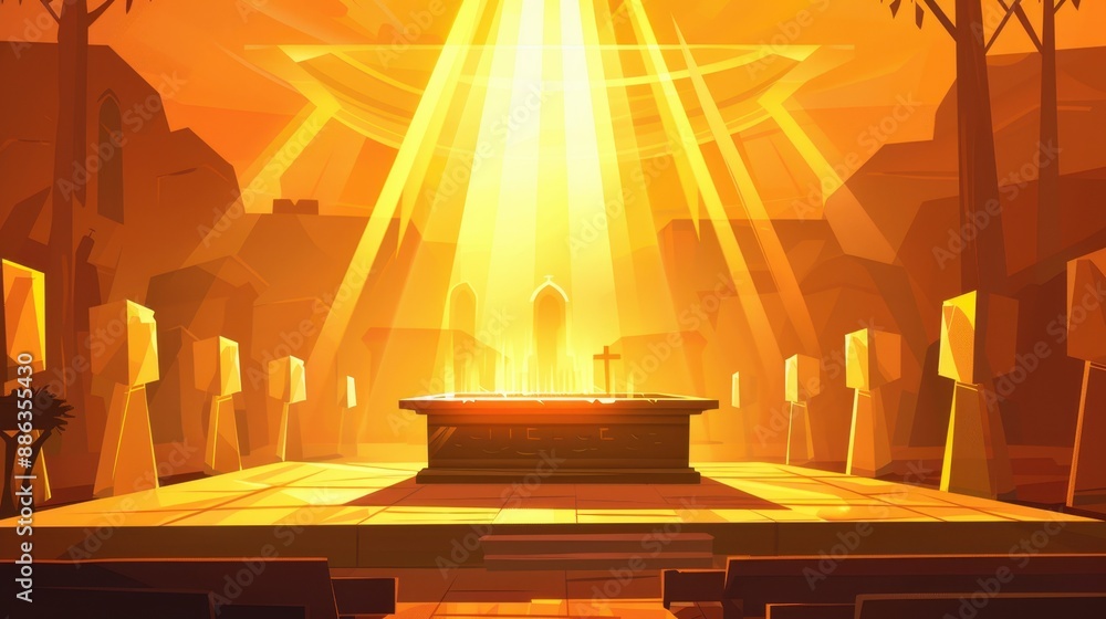 Exodus : Glorious presence of the Lord's light illuminating the ...