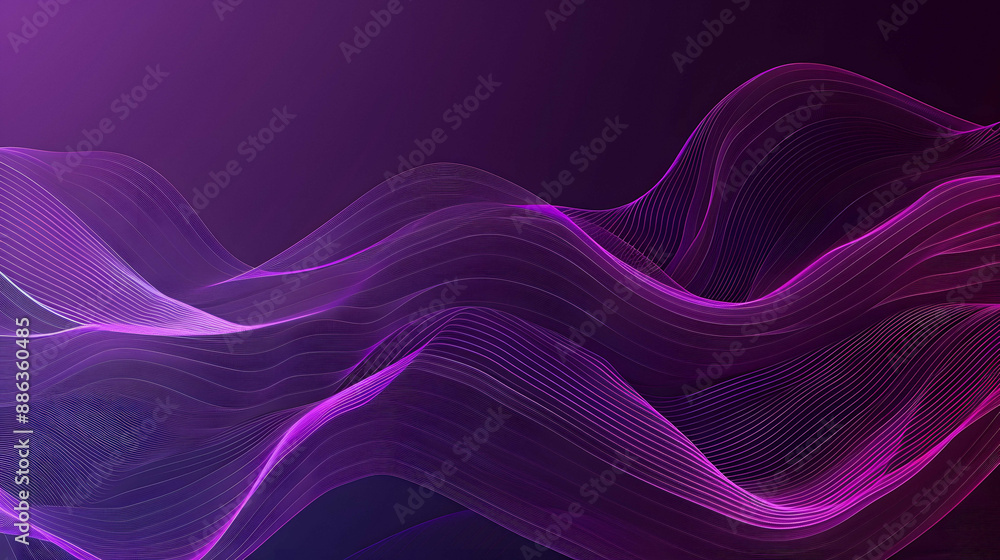 purple wallpaper wave background, gradient purple background Stock ...