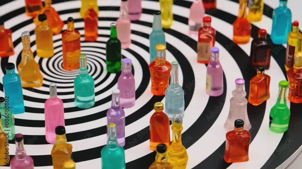 a multitude of types of miniature resin drink bottles on Endless ...