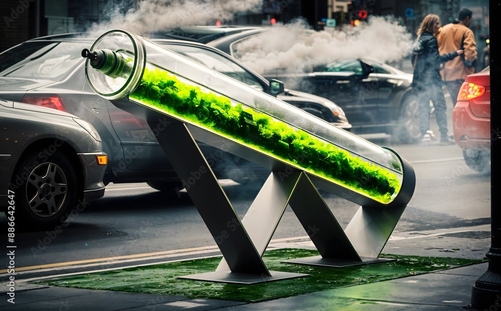 Revolutionary sidewalk carbon capture using microbial algae: Algae ...