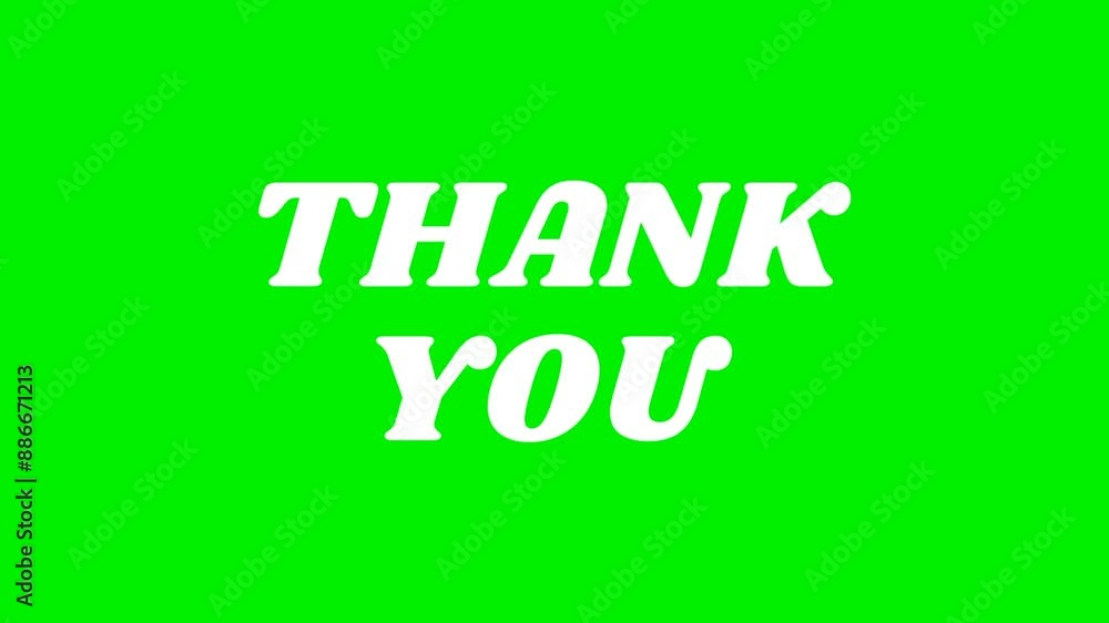 Thank you page hand drawn animation of frame by frame fluid transition ...