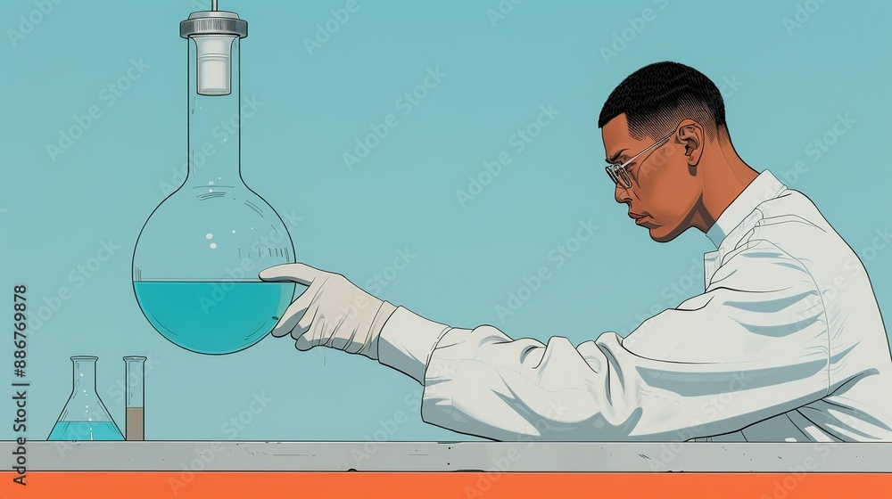 Cartoon strip illustrating the scientific method in action, from ...