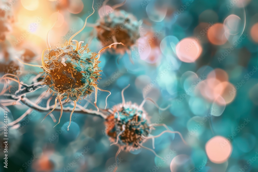 ภาพประกอบสต็อก Immunotherapy is transforming cancer treatment by ...