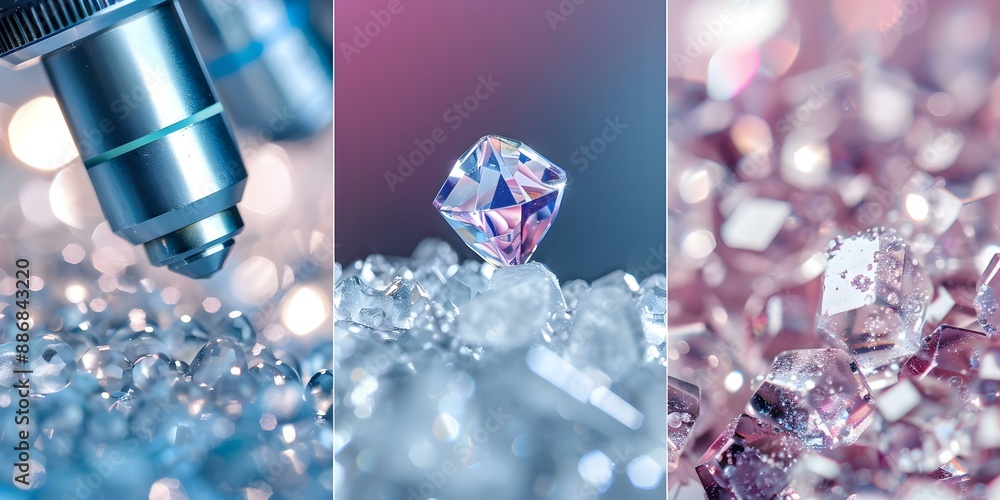 Exploring Nanotechnology Features Through a Collage of Crystals and ...