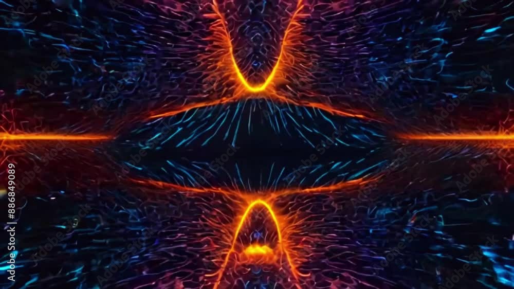 digital interpretation of tides, where abstract wave patterns ebb and ...