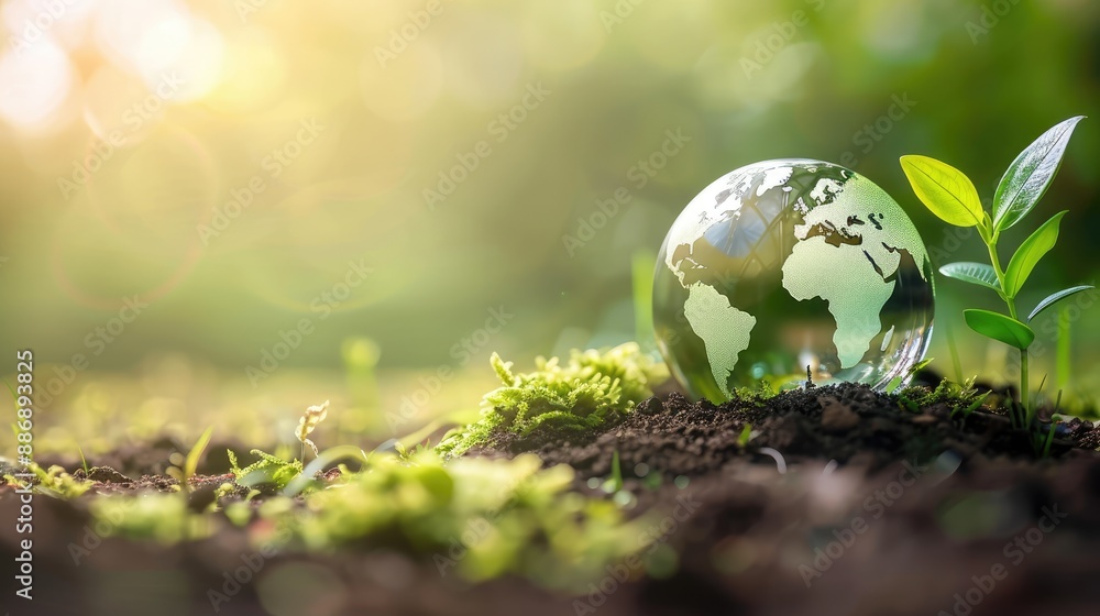 fragile beauty: world environment and earth day concept featuring a ...