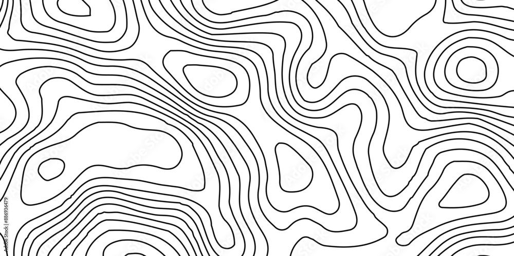 Topographic map contour background pattern.Natural printing ...