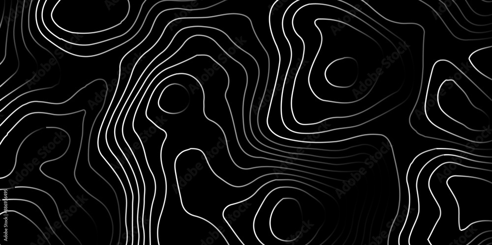 Topographic map background geographic line map with elevation ...