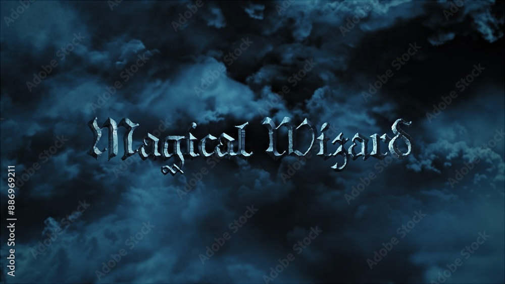 Magic Wizard Clouds Title Intro Stock Template | Adobe Stock
