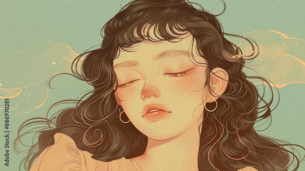 Whimsical Emotional Cartoon Drawings in Vintage Style with Scallop ...