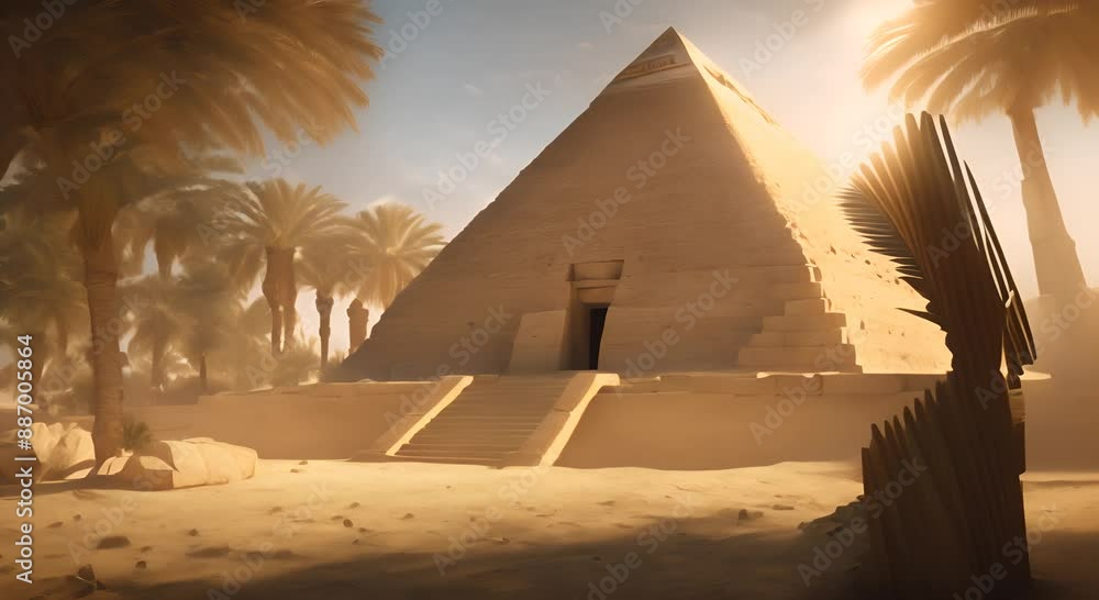 Exploring hidden Egyptian Pharaohs tombs King Tuts pyramid lit by ...