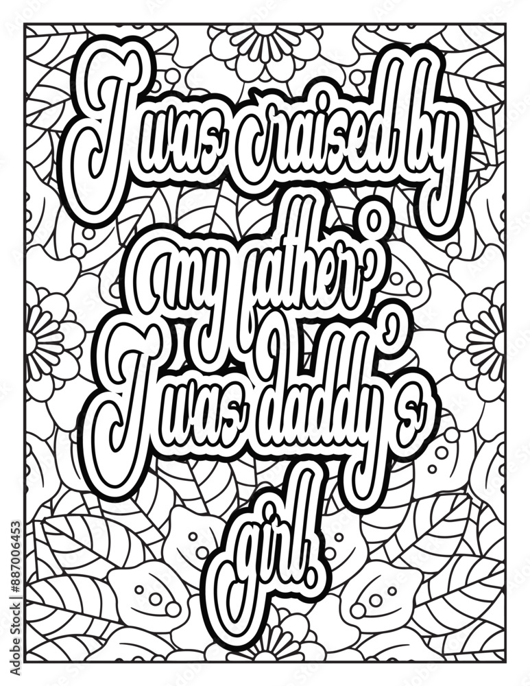 Father Quotes, Father's Day, Motivational quotes coloring page ...