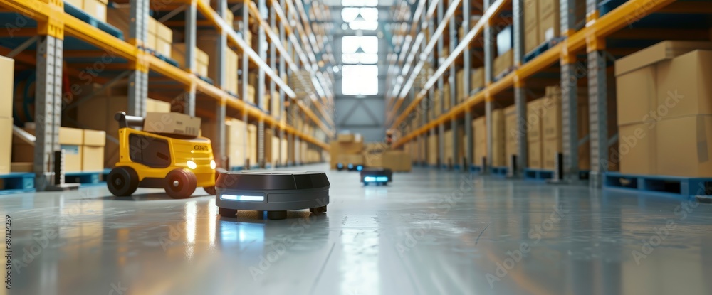 Create a robotic warehouse system with AI-driven inventory management ...