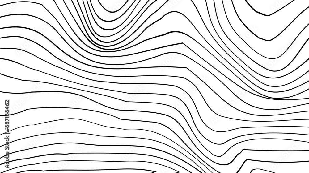 contours Geographic mountain topography vector illustration ...