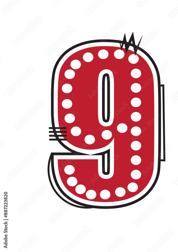 Dalmatian Dots Doodle Bright Alphabet Letters font svg png, Dalmatian ...