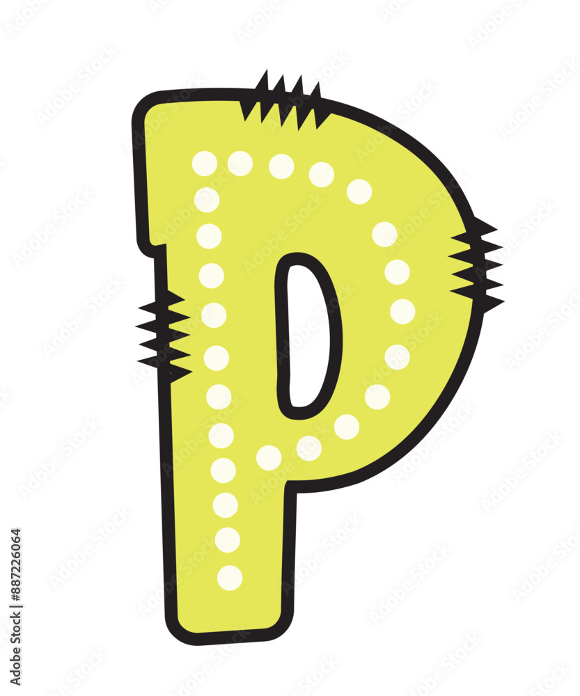 Dalmatian Dots Doodle Bright Alphabet Letters font svg png, Dalmatian ...