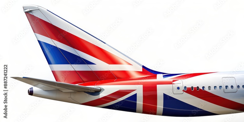 British Airways tail livery featuring iconic design with British flag ...