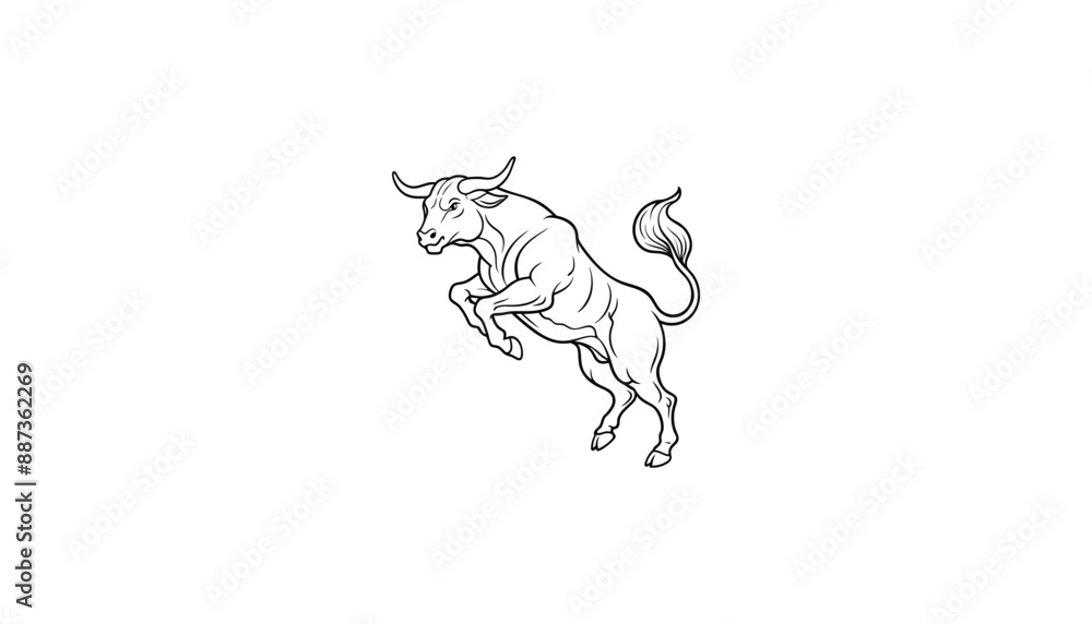 Bull, Bull design, Bull logo, Bull design logo, bull art, bull vector ...