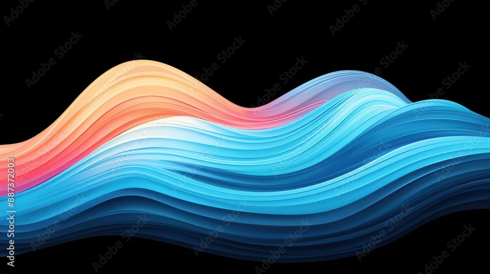 Captivating data science visuals with eruptive force in abstract forms ...
