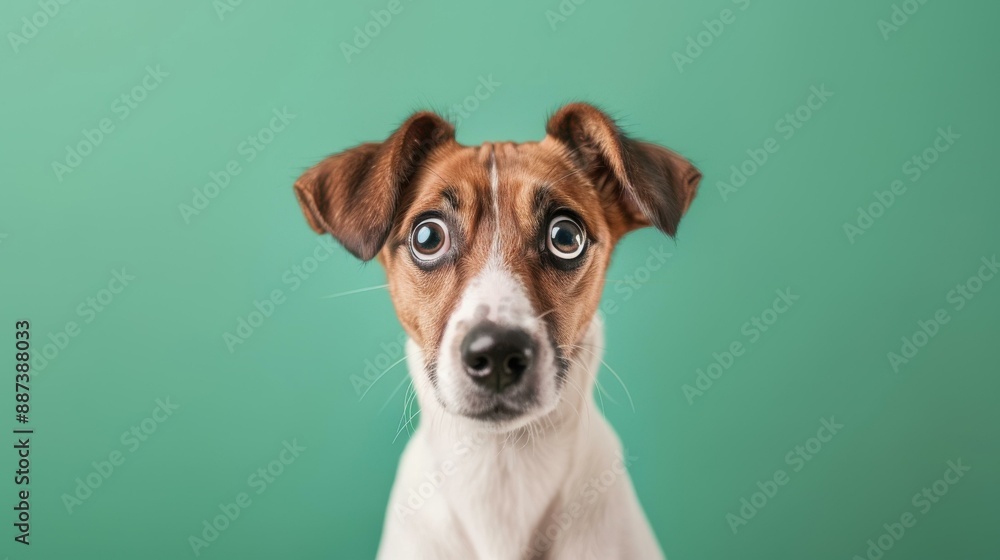 Humorous video of a surprised and puzzled dog looking directly at the ...