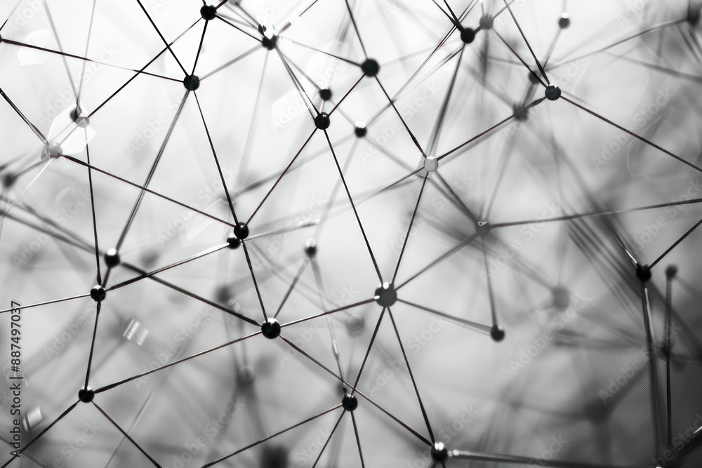 Central Network Structure: Feature a central network structure composed ...