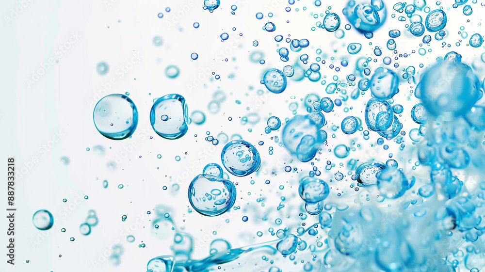 Water splash and rain drops glass isolated on a transparent background ...