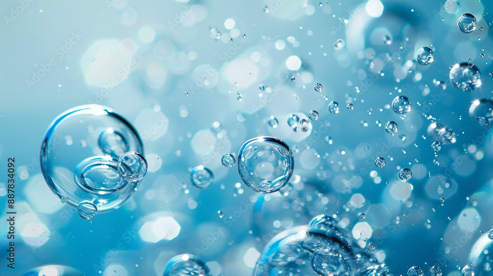 Water splash and rain drops glass isolated on a transparent background ...