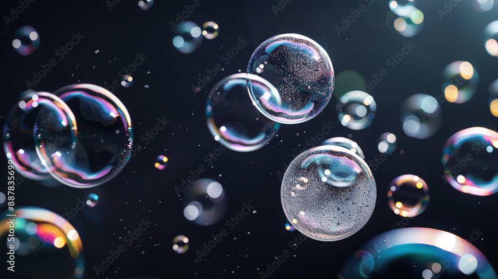 Water splash and rain drops glass isolated on a transparent background ...