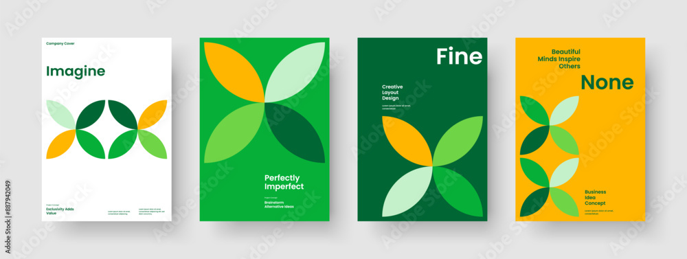 Abstract Book Cover Template. Modern Poster Layout. Isolated Flyer ...