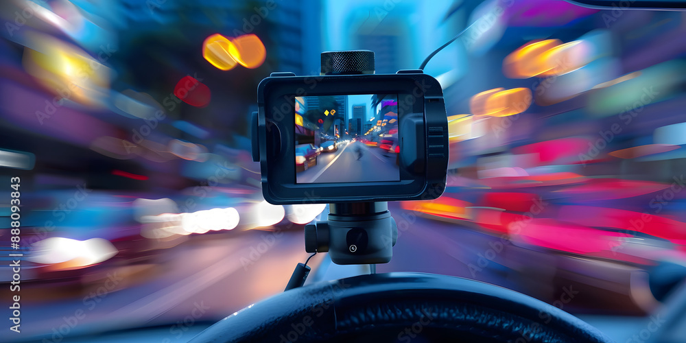 Recording Traffic Situations While Driving Car Camcorder for Cars and ...