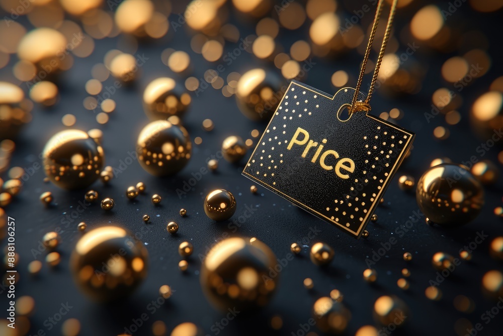 Price: a captivating logo text against a stunning backdrop, enhancing ...