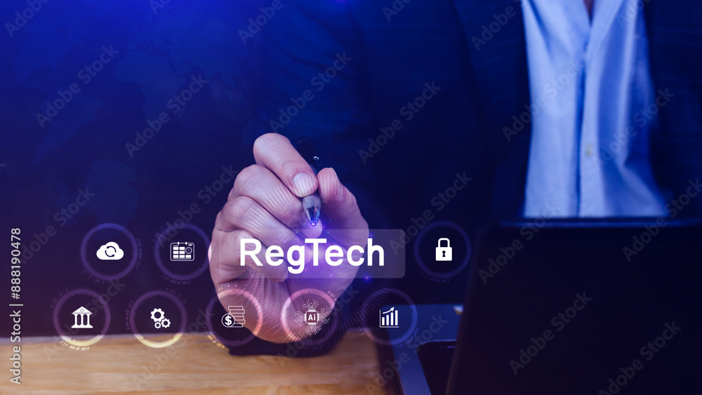 Regtech, Regulatory technology concept, management of regulatory ...