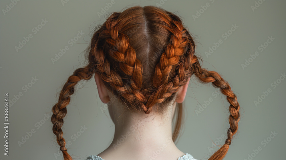 Braided Crown: This double braided crown hairstyle is perfect for a ...