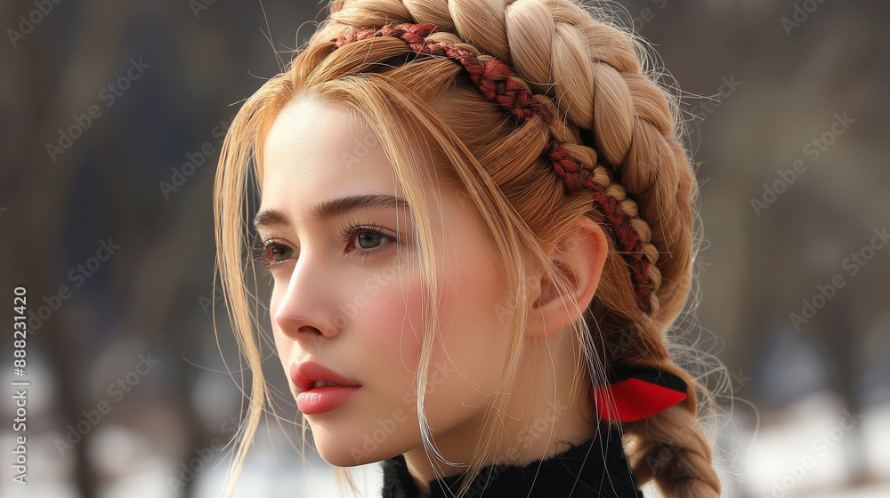 Braided Crown: This double braided crown hairstyle is perfect for a ...