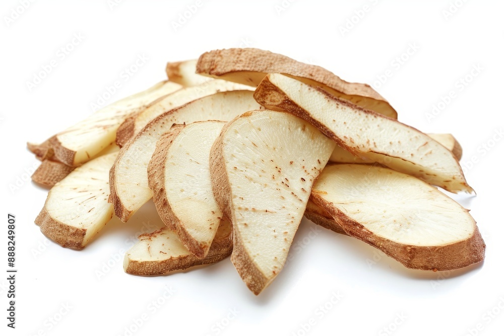 Cassava chips are Indonesian snacks made by frying sliced cassava ...
