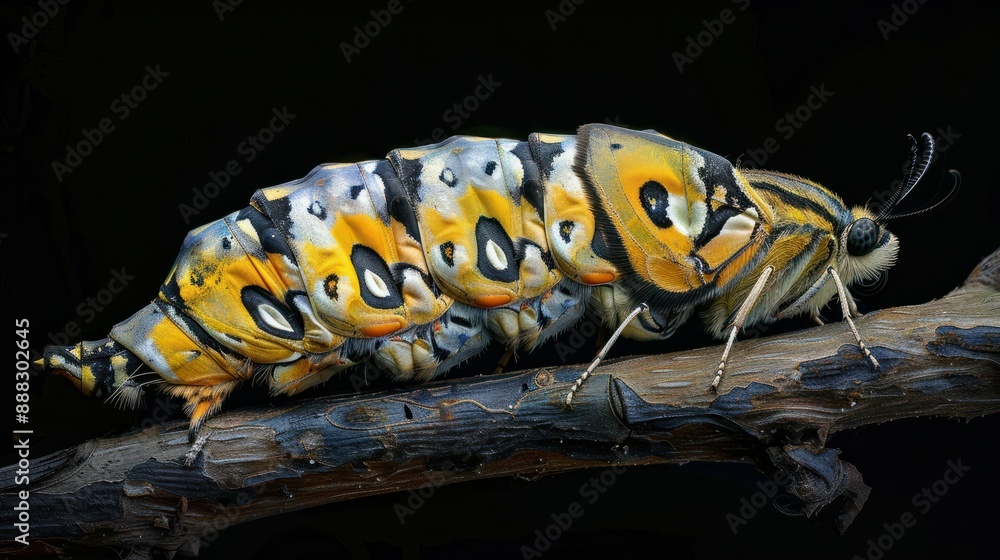 Foto de 'swallowtail tiger metamorphosis butterfly marking life cycle ...