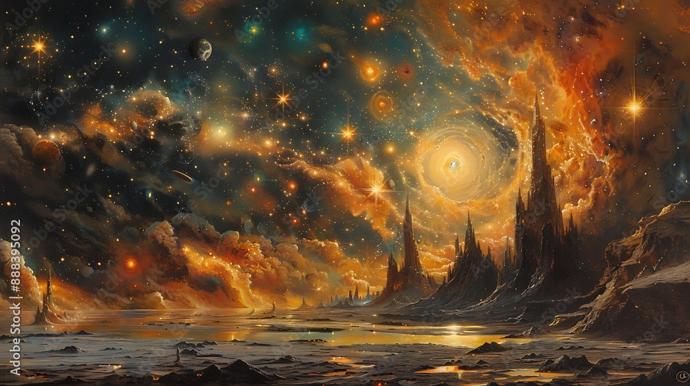 cosmic diaspora of sentient beings spreading across the stars ...