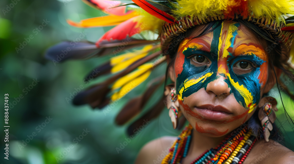 Amazonian native aboriginal woman, International Day of the World's ...