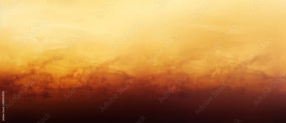 Vibrant orange and yellow gradient background resembling a sunset sky ...