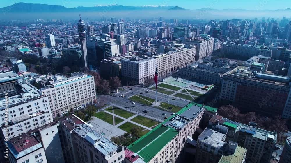 La Moneda Government House At Santiago Metropolitan Region Chile ...
