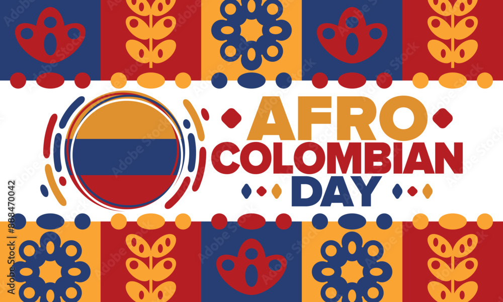 Afro-Colombian Day in Colombia. Celebrate annual in May 21. Freedom day ...