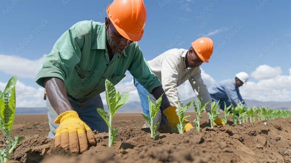 Dynamic illustration capturing farmers adopting climate-smart ...