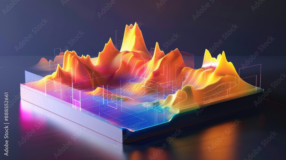 Create a 3D background for the homepage that dynamically interacts with ...