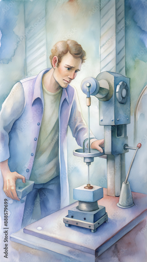 Engineering Metrology, A probe from a coordinate measurement machine ...