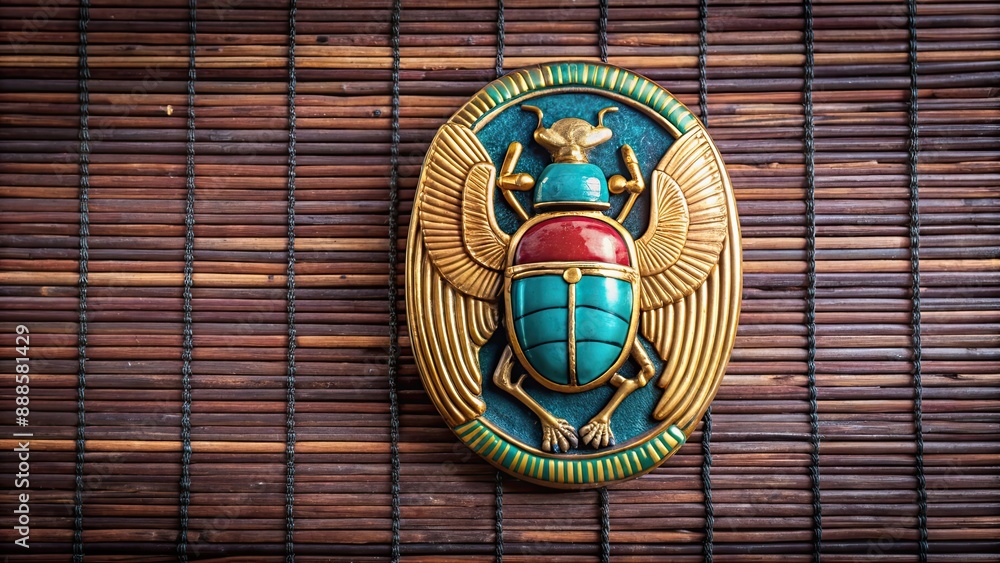 Egyptian scarab totem symbolizing rebirth and protection, Egypt, scarab ...