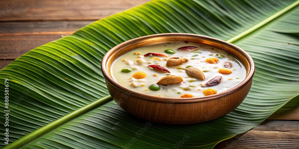 Onam sadhya sweet Palada payasam dessert from Kerala, India. Delicious ...