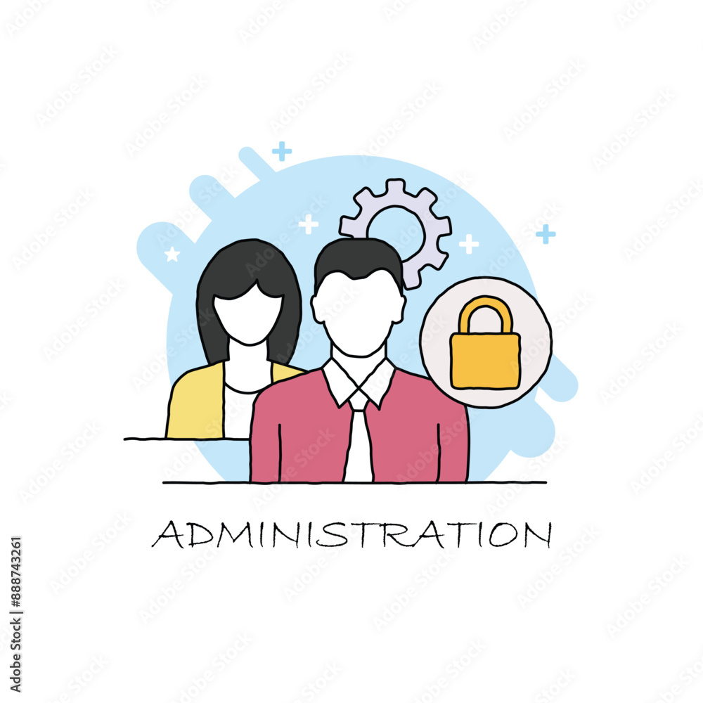 Administration Icons: Office Management, Administrative Services ...