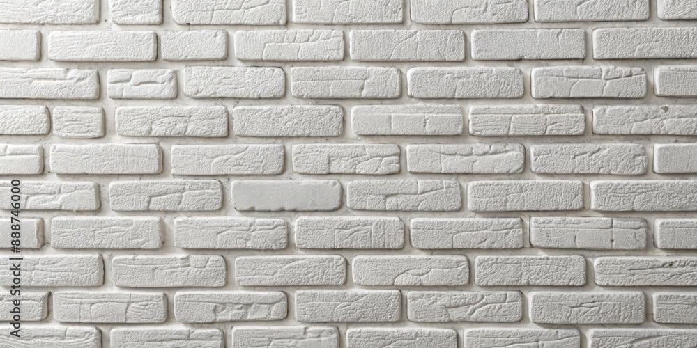 White Brick Wall Texture, Close Up, Brickwork, Building Material ...