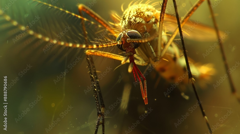 Macro Photography of Aedes aegypti Larva in Water, Key in Understanding ...