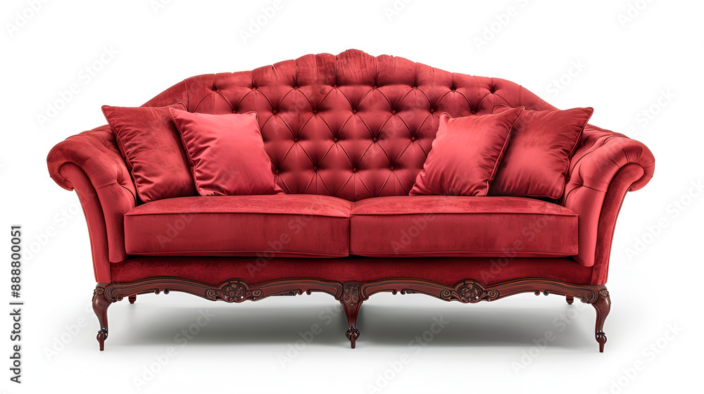 ภาพประกอบสต็อก Classic furniture isolated on white background ,corner ...